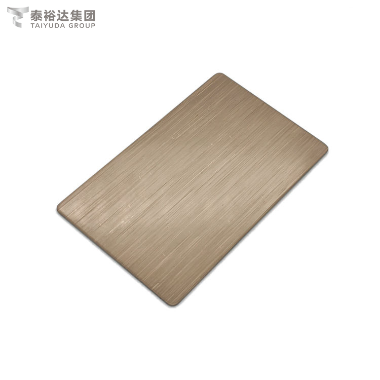 Champagne Color Coating Film 201/304/316/430 Stainless Steel Sheet ...